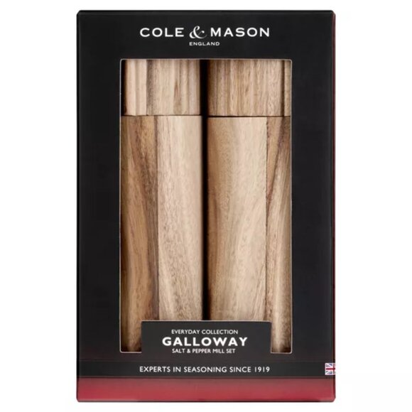 Cole & Mason Galloway | Kitchen | 2 Pccole Mason Galloway Ribbed Salt ...